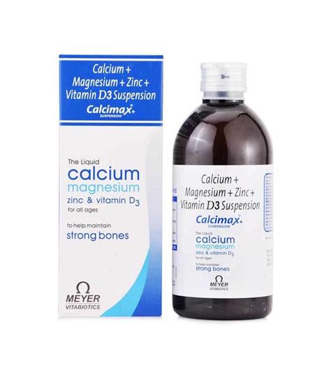 Calcimax Plus Suspension 200ml Wealzin