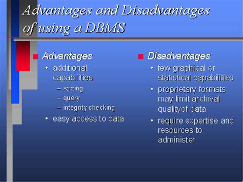 What Is Database Management System Dbms Advantages And Disadvantages