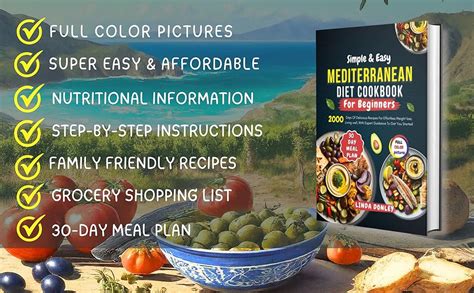 Simple And Easy Mediterranean Diet Cookbook For Beginners
