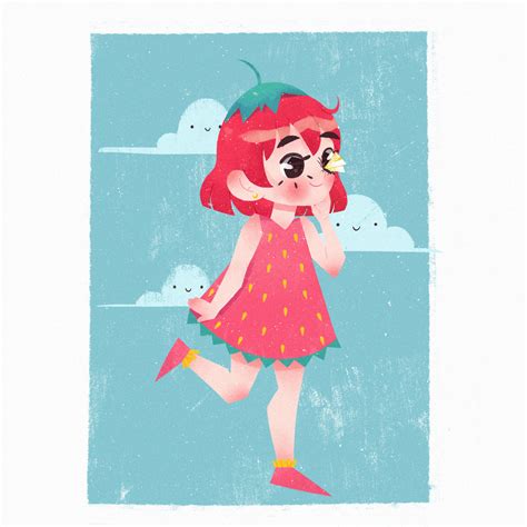 Girl Strawberry Oc By Lemanntim On Deviantart