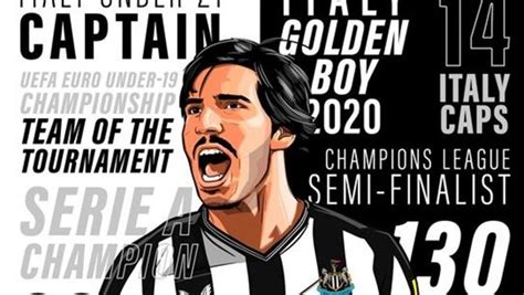 رسمياً نيوكاسل يتعاقد تونالي نجم ميلان حتى عام 2028