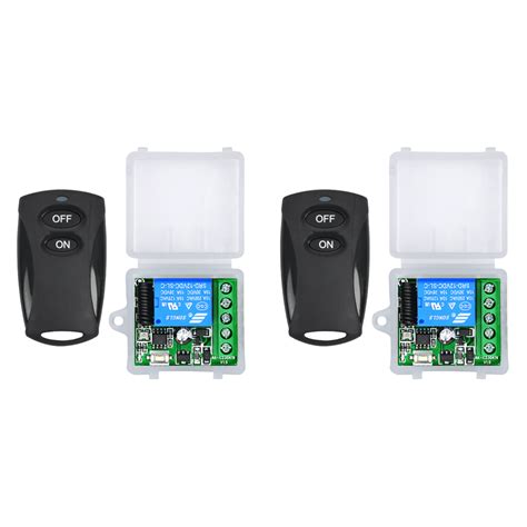 Interruptor Control Remoto Inalámbrico 433 Mhz Receptor Relé 12 V
