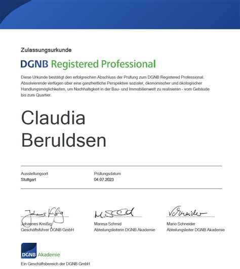 Claudia Beruldsen On Linkedin Sustainability Dgnb 10 Comments