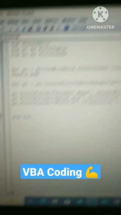 Shortvideo Shorts 🔥 Vba Coding Excel Tutoring Excel Tutorial 🔥💯