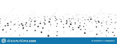 Cyber Security Flow Concept Digital Wave Structure Connecting Code Algorithms Secure Data