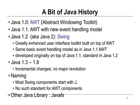 Ppt Java Gui Fundamentals Awt And Swing For Modern User Interfaces Powerpoint Presentation