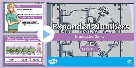 Expanded Numbers Interactive Game Twinkl