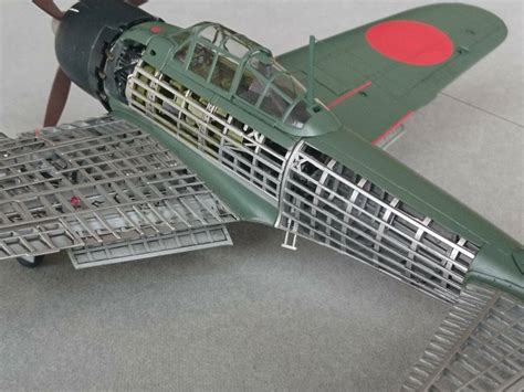 零式艦上戦闘機52型 148 精密プラモデル改修塗装完成品 高井康之プラモ飛行機再現アート師制作 プラモ飛行機再現マイスター 高井康之