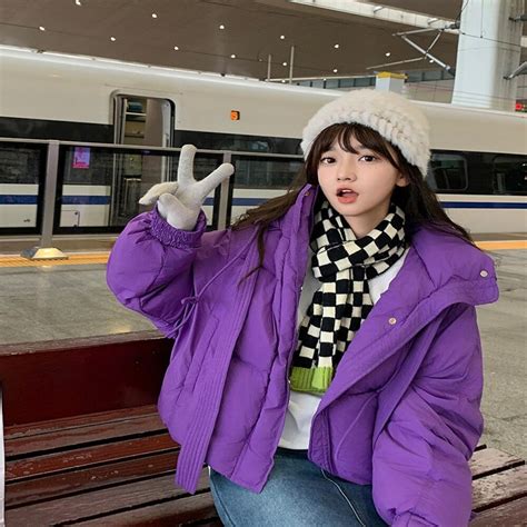 라라루엠 당일출고여성 숏패딩 집업 하이넥 겨울 후드 스트링 보온 여행룩 캠퍼스 연말룩