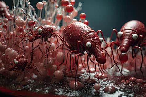 Premium Ai Image Microscopic Life Close Up Image 01