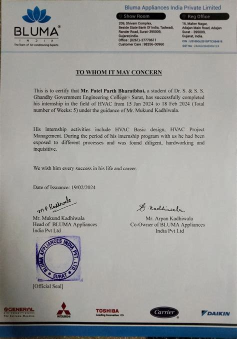 Parth Patel On Linkedin Mrmukundkadhiwala