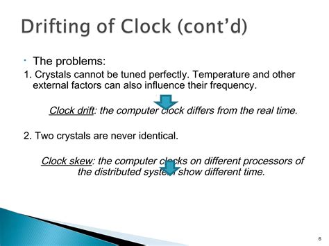 clock synchronization in distributed system ppt