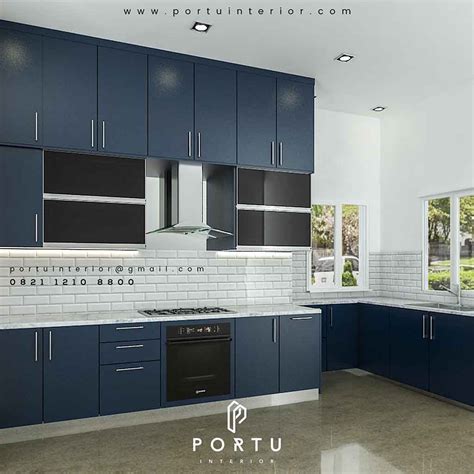 Jual Kitchen Set Design Minimalis Custom Di Portu Interior Portu Interior