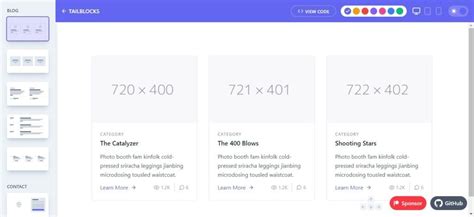 Free Tailwind Css Ui Kits Templates And Resources Blog Tailtemplates
