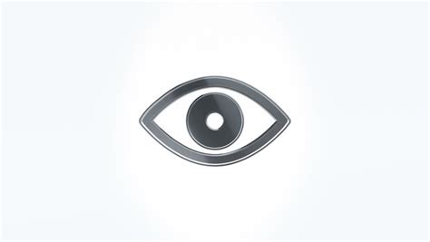 D Animation Motion Graphics Eye Blinking Stock Footage Video Royalty Free