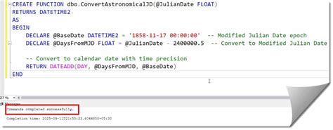 sql server convert julian date to calendar date sql server guides