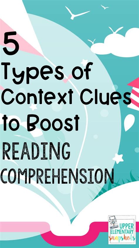 Types Of Context Clues To Boost Reading Comprehension Reading