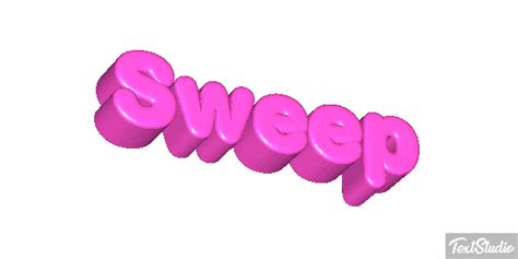 Sweep Word Animated  Logo Designs