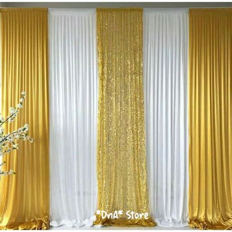 Jual BACKDROP Background Elegan Tinggi Meter Lebar Meter Gold Kab Tasikmalaya