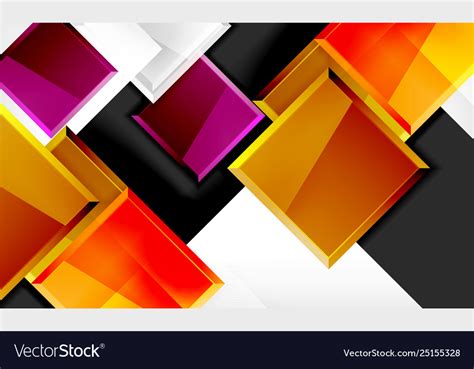 Colorful Square And Rectangle Blocks Background Vector Image Colorful Square And Rectangle Blocks Background Vector Image