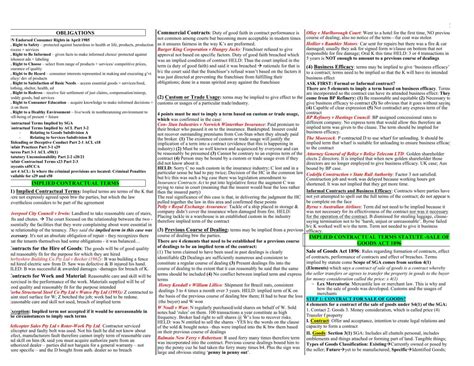 Obligations Exam Notes Laws11 213 Law Of Obligations Bond Thinkswap