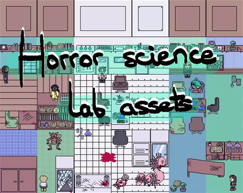 Horror science lab assets by Vel Lori