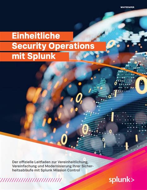 Einheitliche Security Operations Mit Splunk Splunk