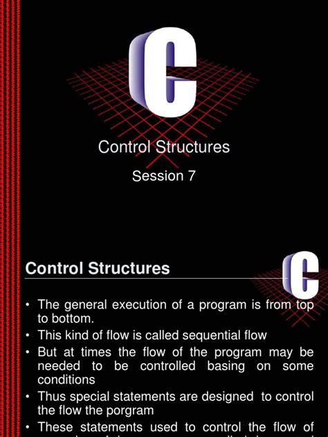 07 Contrrol Structures Pdf Control Flow Software Development