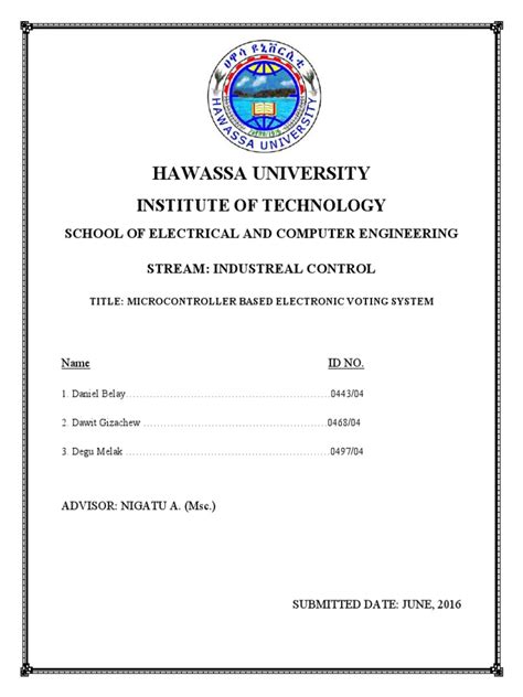 Final Thesis Of Voting Machine Edited Pdf Rectifier Microcontroller