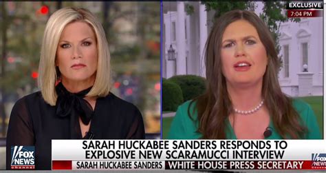 Martha Maccallum Rips Scaramucci To Huckabee Sanders Newshounds