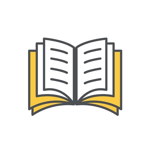 Couverture à Icône Transformation Des Livres En Icônes Modèle Vectoriel