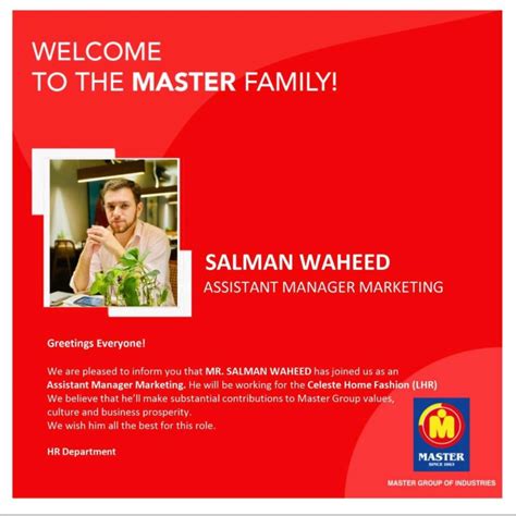 salman waheed khan on linkedin all set to start my journey with master