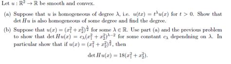Let U R2 R Be Smooth And Convex A Suppose That