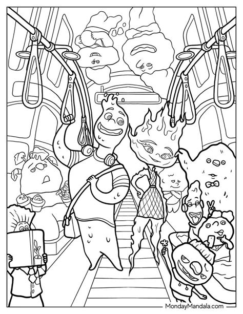 20 Elemental Coloring Pages Free PDF Printables Disney Coloring