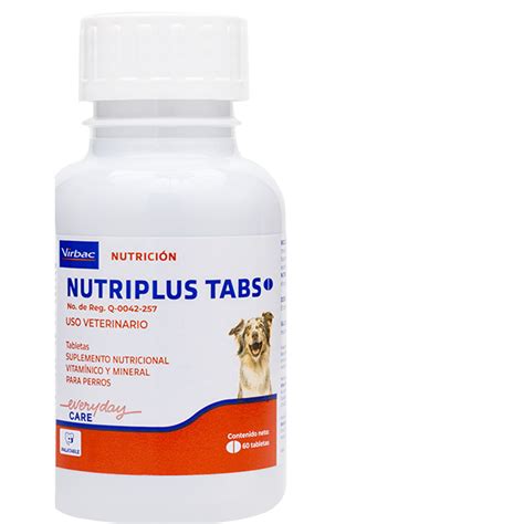 Nutriplus Tabs 60 Tabletas Farmacia Veterinaria San Bernardo Medicamentos Veterinarios
