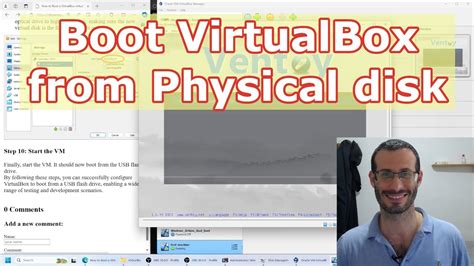 Boot A Virtualbox Virtual Machine From A Physical Usb Flash Drive Youtube