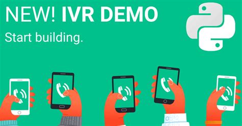 building an ivr demo with python sdk
