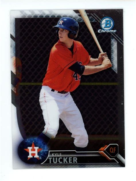 2016 Bowman Chrome Prospects Kyle Tucker BCP60 Houston Astros EBay