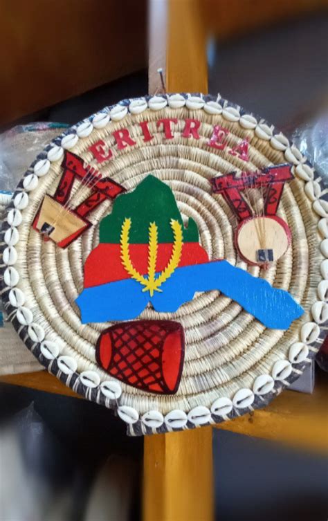 Ethiopianeritrean Handwoven Round Basket