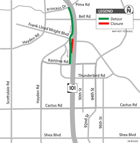 Loop 101 Pima Freeway Princess Drive Pima Road To Shea Boulevard