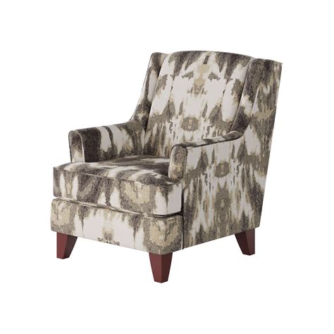 Fusion Furniture Grab A Seat 260 C Kanoko Shadow Wing Back Accent Chair