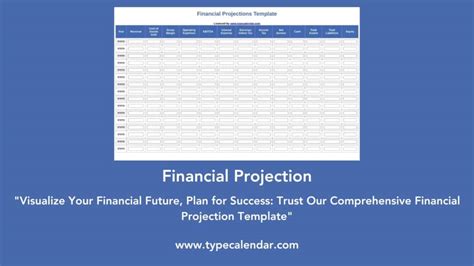 Free Printable Financial Projections Templates Excel PDF