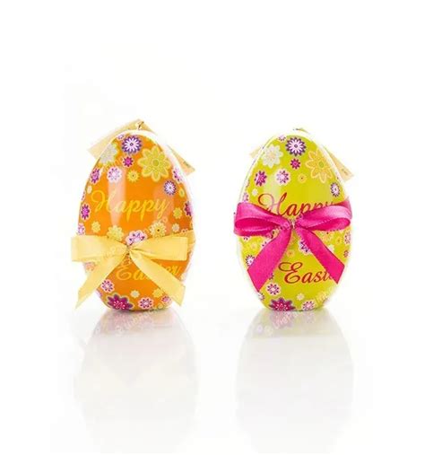 Easter Holiday Egg Shaped Tin Container For Candy Buy Egg Shaped Tin Box Egg Tin Easter Metal Egg