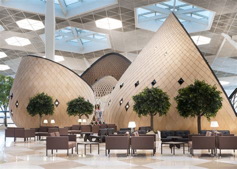 Autoban Designs Heydar Aliyev International Airport Terminal In Baku