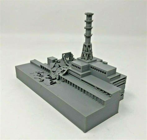 Chernobyl Reactor No 4 3d Printed Model Post Disaster 3925681259