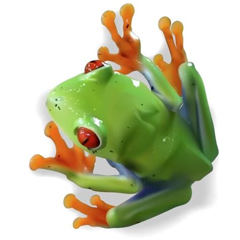 Tree Frog Vector Images Over
