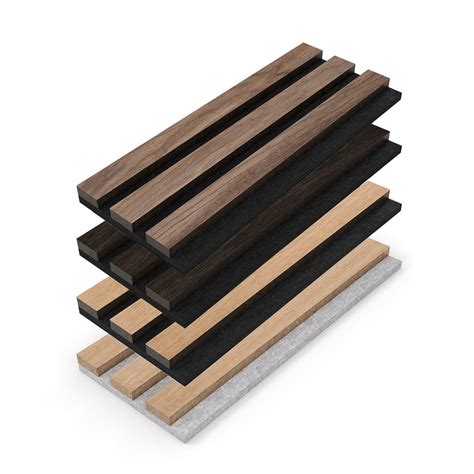 Premium American Walnut Acoustic Panels Slatpanel® Luxe Wide Slat Wvh®