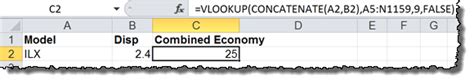 Faster Multiple Criteria VLOOKUP With CONCATENATE
