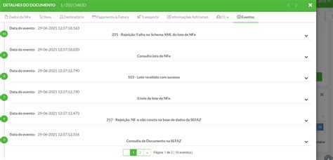 225 Rejeição Falha No Schema Xml Do Lote De Nfe