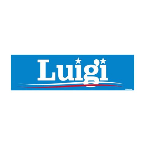 Luigi Campaign Car Decal Shut Up And Take My Money